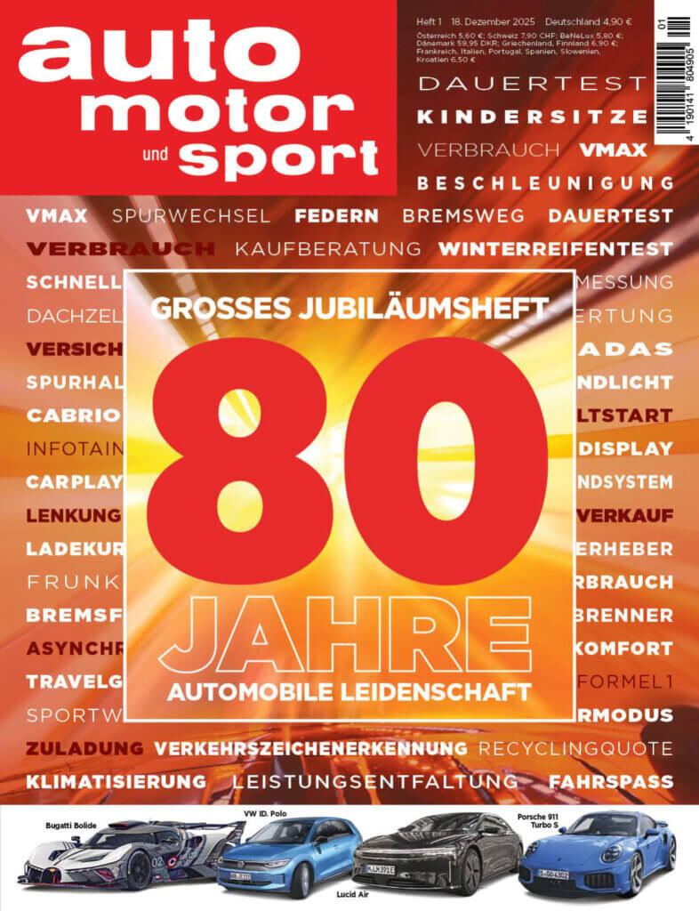 80. Jubiläum: Auto, Motor und Sport – 4PRESS VERLAGSGROSSO DEUTSCHLAND